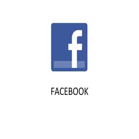 Introduction to Facebook | PPT