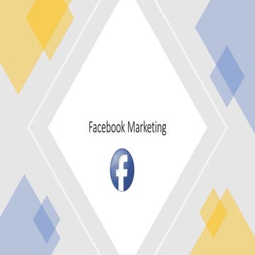 Facebook marketing | PPT | Free Download