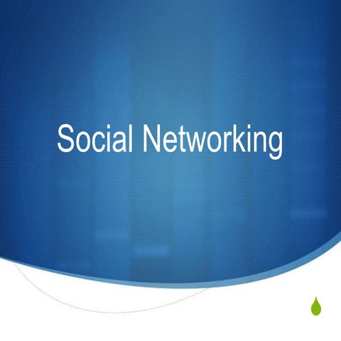 Social Networking Presentation | PPTX