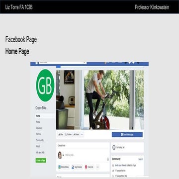 Facebook page | PPTX