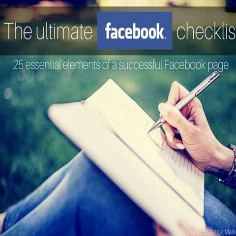 Facebook checklist | PDF