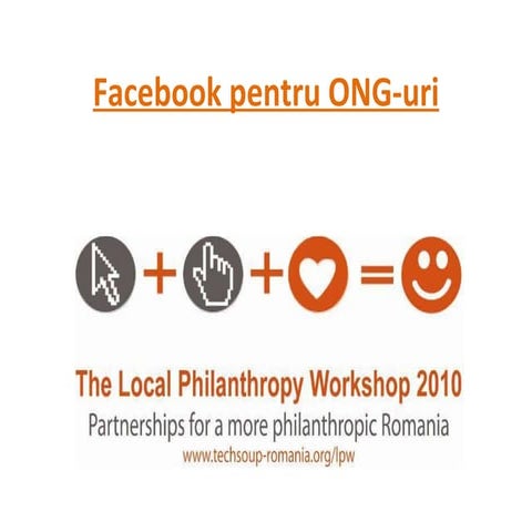 Facebook pentru ONG-uri | PPT