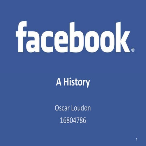 Facebook Presentation | PPT