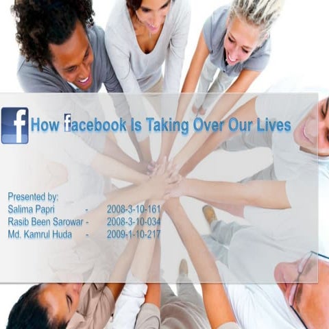 Facebook presentation2 | PPTX | Social Networking | Internet
