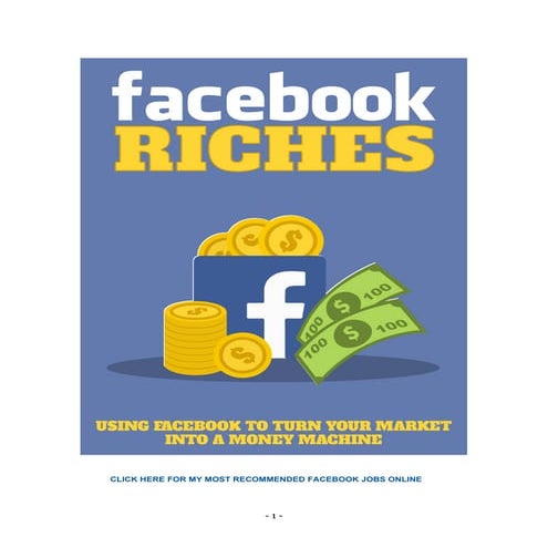 Facebook riches | PDF