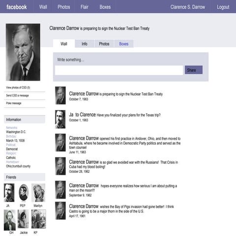Facebook sample page mikeisha csd | PPT