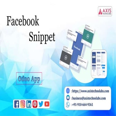 Facebook Feed snippet in odoo | PPTX | Browsers | Computer Software and ...