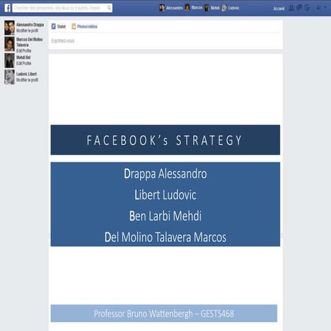 Facebook's strategy | PPT