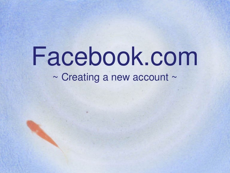 Facebook Start New 2