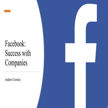 Facebook success presentation | PPT