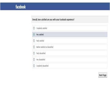 Facebook Survey Questions | PPTX
