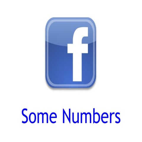 Facebook the numbers | PPT