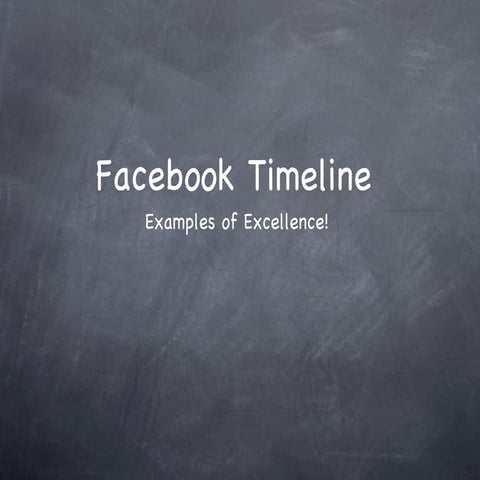 Facebook Timeline Examples from Nonprofits | PPT