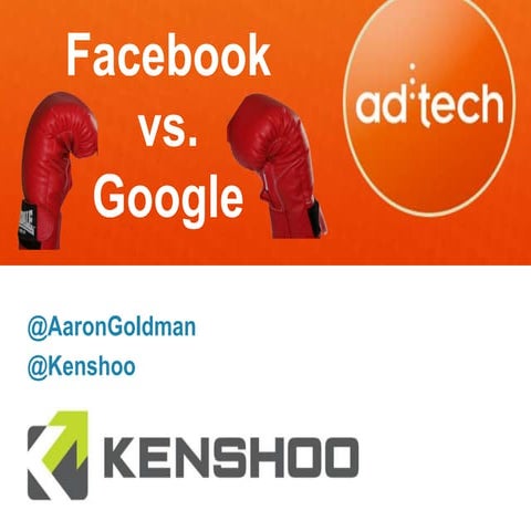 Facebook vs. Google ad:tech SF 2012 | PPTX