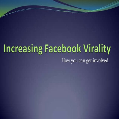Facebook virality | PPT