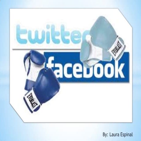 Facebook vs twitter | PPTX | Social Networking | Internet