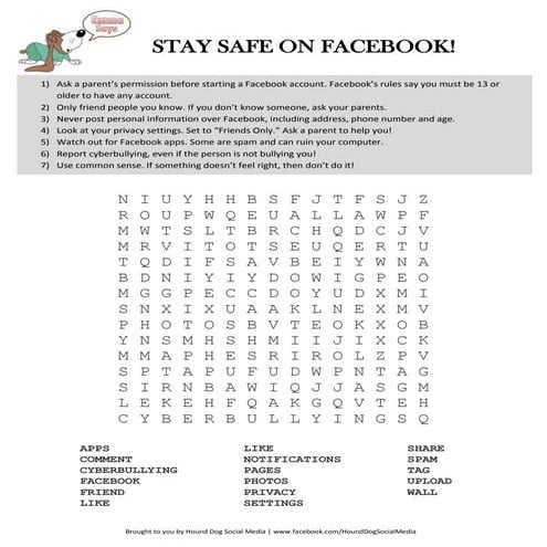 Facebook word search | PDF