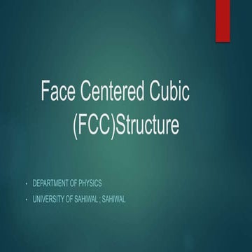 Face Centered Cubic.pptx