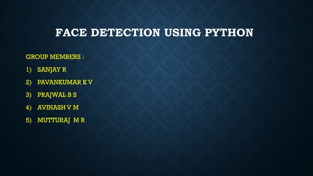 Face Detect Ppt Pptx Face Detection Ppt Ppt