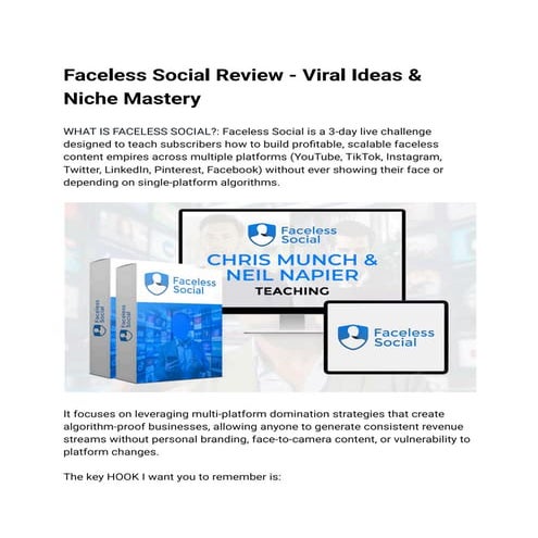 Faceless Social Review - Viral Ideas & Niche Mastery.pdf