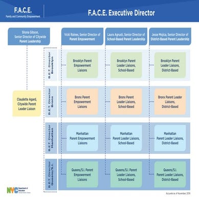 Face organizational chart and assignments v5 | PDF