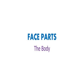 Face parts | PPTX