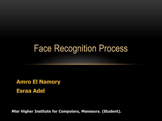 Face Recognition Using Pca Principal Component Analysis Using Matlab Ppt 4093