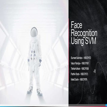 Face recognition svm+pca | PPTX
