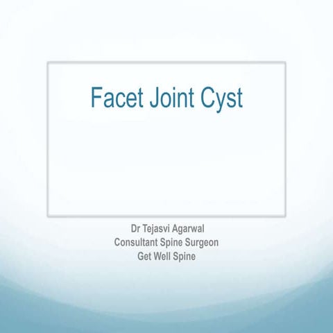 facet cyst.ppt