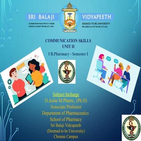Face to Face Communication Unit II - Session I.pptx