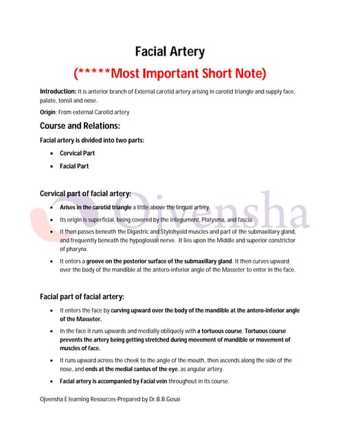 Dangerous area of face | PDF