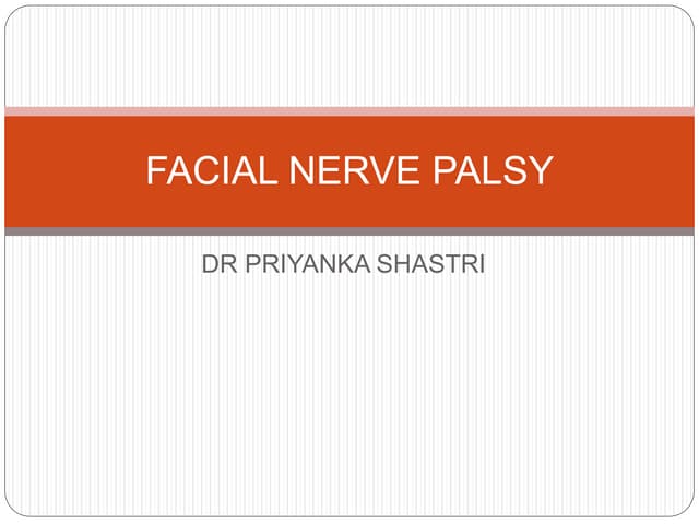 Anatomy of facial nerve | PPT