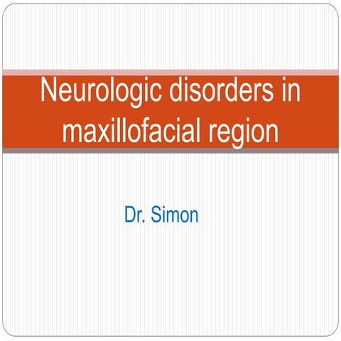 Facial neuropathy | PPTX