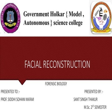FACIAL RECONSTRUCTION by sant singh thakur.pptx
