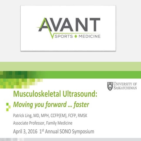Facilitated MSK US examination | PPTX