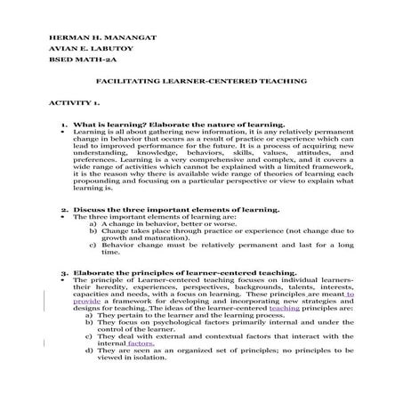 FACILITATING THE LEARNERS CENTERED.docx