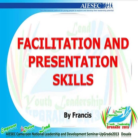 Facilitation and presentation skills | PPTX