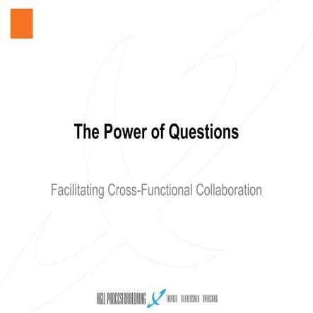 Facilitation and the power of questions | PDF