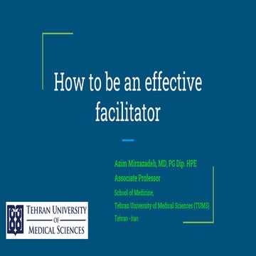 Facilitation Skills Workshop Content | PDF