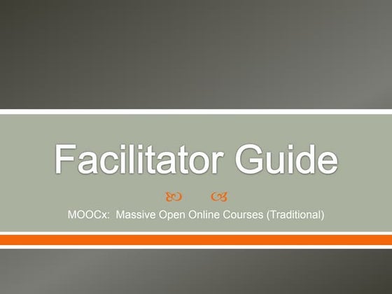 Facilitator guide template | DOCX