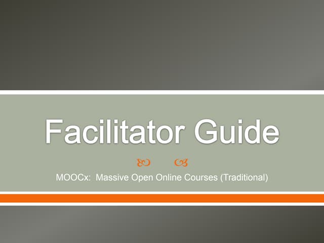 Facilitator guide template | DOCX