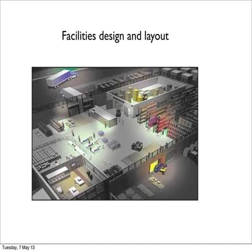 Lesson 5 Facilities Design And Layout
