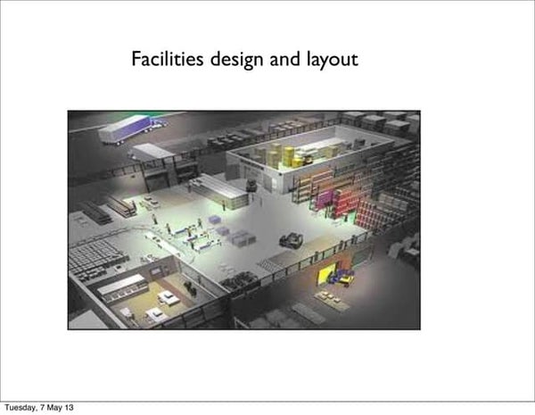 Lesson 5 Facilities Design And Layout