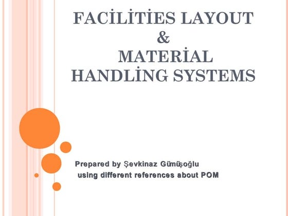 Materials handling | PPTX | Logistics | Business