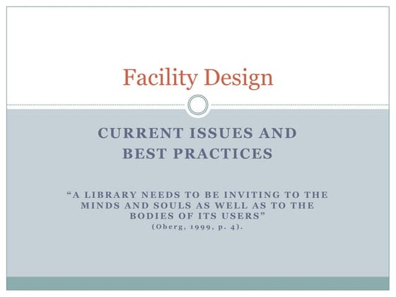 Facilities Planning and Design 01 | PDF | Developmental Sites | Real Estate