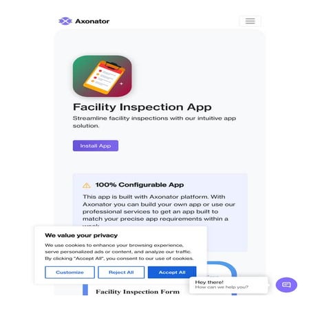 Streamline facility inspections with our intuitive app solution. | PDF