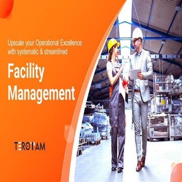Facility Management Solution - TeroTAM CMMS Software | PDF