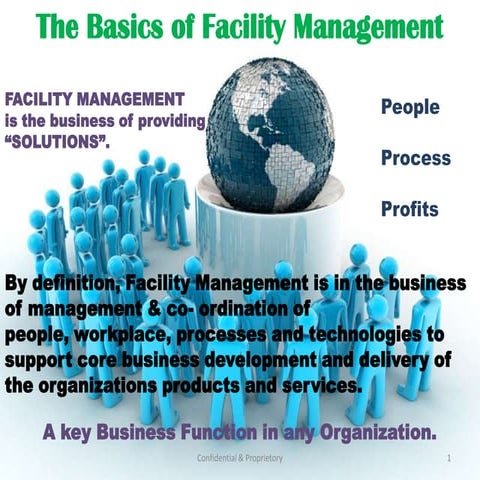 Facility Management The Basics | PPTX