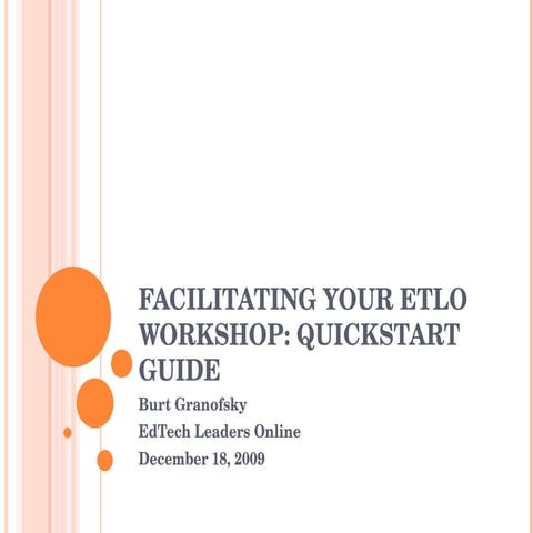 Facilitator Quick Start | PPT