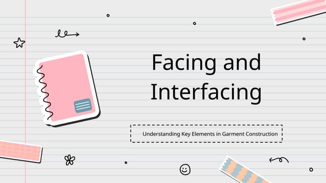 Project Planning for Dressmaking and Tailoring | PPTX